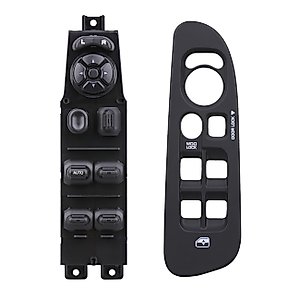 AiYiGu Power Door Window Switch+Bezel Master Control Compatible with 2002-2009 Dodge Ram, 2001-2004 Dodge Dakota, 01-03 Dodge Durango, 05-09 Dodge Sprinter, Replaces 56049805AB 68171680AA 641-00653