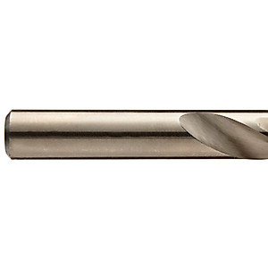 Chicago Latrobe - 57852 1U200 550 Series Cobalt Steel Jobber Length Drill Bit Set with Metal Case, Gold Oxide Finish, 135 Degree Split Point, Inch, 15-piece, 1/16" - 1/2" in 1/32" increments