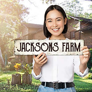 Rustic Custom Sign, Personalized Metal Signs, Cristmas Gift for Him Men Dad, Man Cave, Indoor and Outdoor Use, 4x18 Inches, ACM, Fade Resistant,