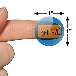 Ted Lasso Believe 1" Planner Calendar Scrapbooking Crafting Clear Stickers