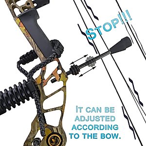 ZSHJGJR Compound Bow Silencer Dampeners - String Silencers for Compound Bow, Shock Absorber End Damp, Bowstrings Suppressor Dampener