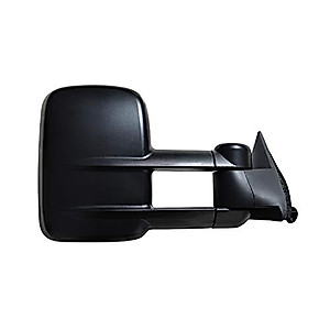 AERDM Towing Mirrors Manual Operated Textured Black Telescoping fit 1988-1998 Chevy GMC Exterior Accessories Mirrors fit C1500 C2500 C3500 K1500 K2500 K3500