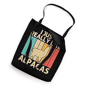 Vintage Alpaca Design For Men Women Kids Boys Girls Llama Tote Bag