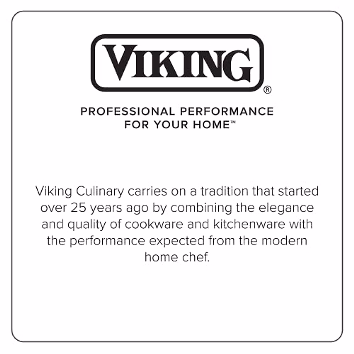 Viking Culinary Hard Anodized Nonstick Saucepan, 1 Quart, Includes Glass Lid, Oven and Dishwasher Safe, Works on Electronic, Ceramic, and Gas Cooktops