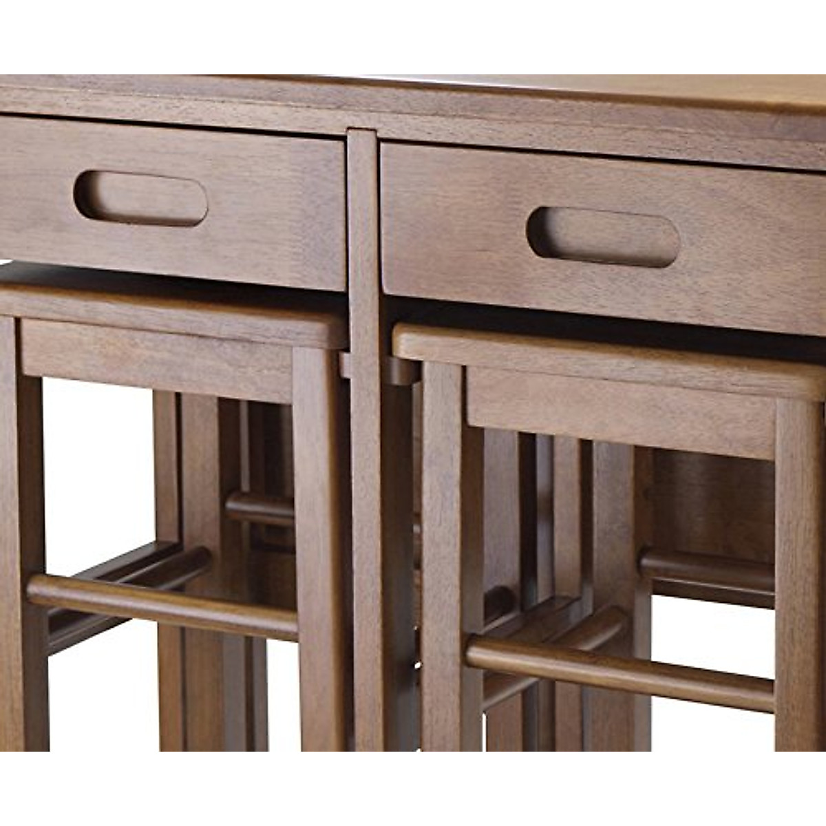 Winsome Wood Suzanne Kitchen, Square, Teak