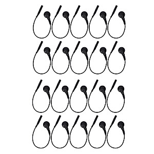 20PCS Electrode Wire - Button Type Short Copper Foil Wire - Electrode Wire Adapter for TENS Machine 5.9in Length