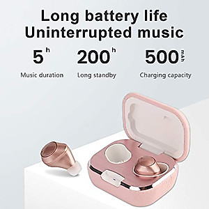 Wireless Earbuds, Bluetooth Headphones Touch Control with Wireless Charging Case, Waterproof TWS Stereo Headphones in-Ear Built-in Mic Headset Sound with Deep Bassfor iPhones and Samsung Galaxy