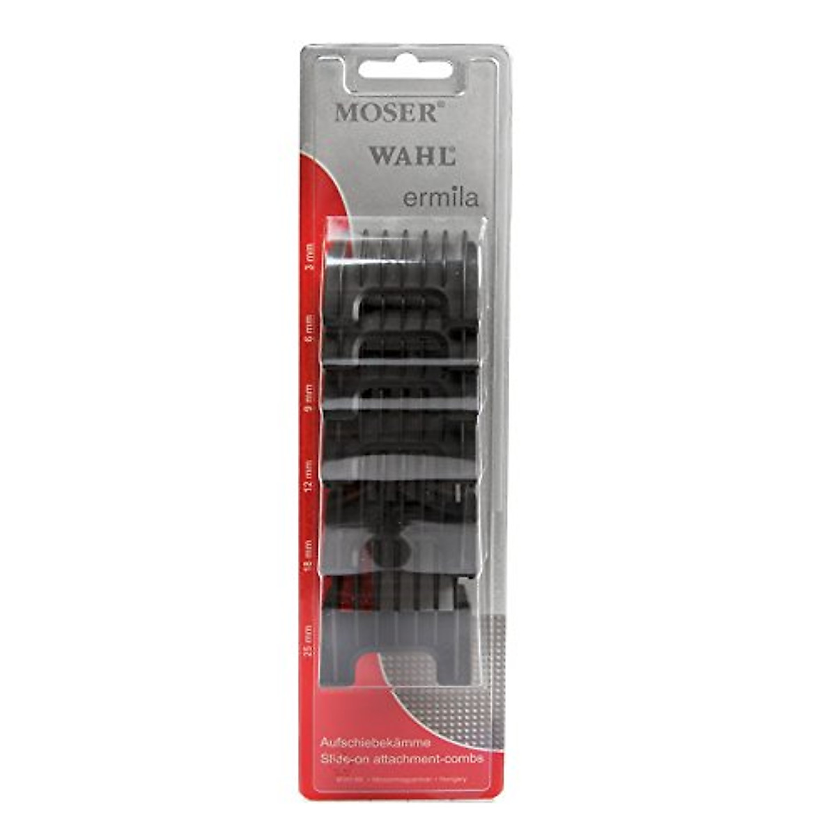 Wahl Professional Detachable Clipper Cutting Guide Set - 6 Piece Set Fits WAHL: ChromStyle Pro. Sterling: Li+Pro, Big Mag Clipper - - Model 41881-7430