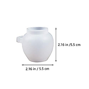 Balacoo 15pcs Plastic Birdcage Bird Feeder Food Dish Cage Parakeet Food Bowl Parrot Feeders Water Bowls Cockatiel Drinking Bowls for Parrot Parakeet Cockatiel Bird