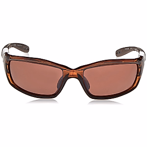 Crossfire 21126 Infinity Premium Safety Glasses, HD Brown Polarized Lens - Crystal Brown Frame, Regular