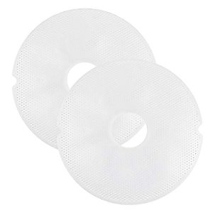 NESCO LM-2-6 Round Plastic Mesh 13 1/2" Clean-A-Screens, for Dehydrators, (Pack of 2)