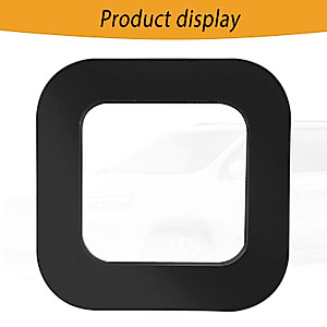 cueclue Pack-3 Receiver Silencer Pad, 1.96" x 3" x 0.5" Noise Reduction Hook Rubber Cushion Reduces Rattling for 2" Trailer Hitch (Black)