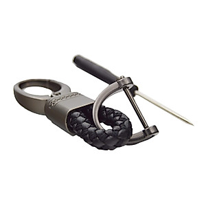 Carbon Silicone Key Fob Cover Case Protector with Keychain for Ford C-Max Focus Edge Escape Explorer Expedition Taurus & Lincoln MKT MKX MKS Navigator