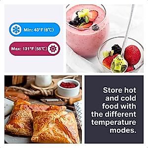 Living Enrichment Mini Fridge Chilling and Warming, AC/DC Power Portable Refrigerator, 4L 6 Cans Capacity, for Skincare, Foods, Medications, Milk, Home and Travel Pink White