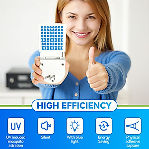 ITISBLTN Indoor Plug-in Fly Trap, 2 Pack Fruit Fly Traps & 10 pad Refills for Indoors Moths, Flies, Gnats, and Other Flies Insect