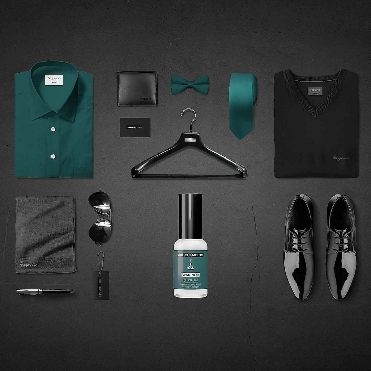 VIROCHEMISTRY Pheromones to Attract Women for Men (Warrior) Body Spray - Bold, Extra Strength Human Pheromones Fragrance Body Spray - 50ml (Human Grade Pheromones to Attract Women)