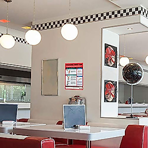 Safety Choking Victim Poster Measures 12" x 18", Choking First Aid Poster for Infants, Kids, Pregnants, and Adults, First Aid Guide Quick Reference Guide, Laminated by Ring Binder Depot