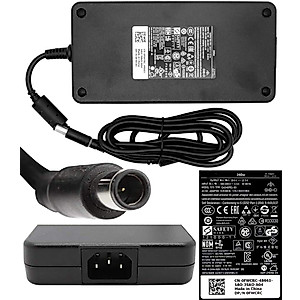Slim 240W AC Laptop Power Adapter Fit for Dell PA-9E GA240PE1-00 DELL Precision M6400 M6500 M6700 M6800 M4700 DELL Alienware 15 Alienware 14 Alienware 13 Alienware M17x M18x Laptop Charger 7.4x5.0mm