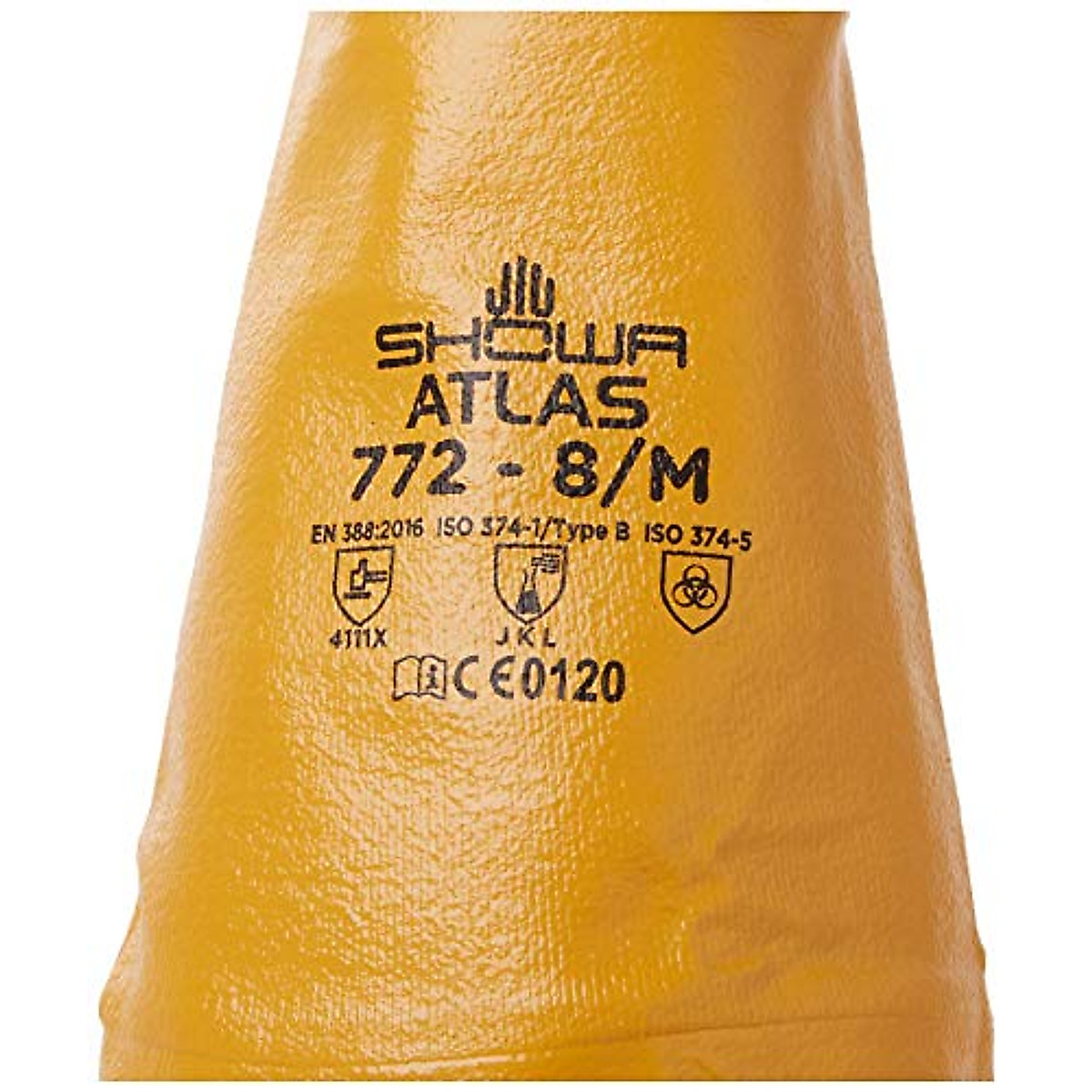 Atlas Glove WG772M 26-Inch Long Sleeve Nitrile Coated Cotton Lined Work Gloves, Medium, White