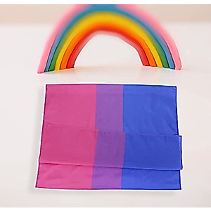 Bisexual Pride Flag (3x5 Feet) - Vivid Color and Fade Proof - Canvas Header and Double Stitched