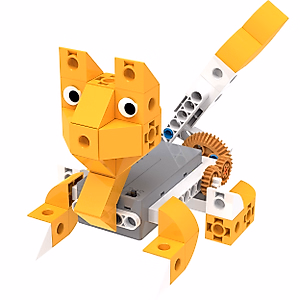 Thames & Kosmos Kids First Robot Pet Shop: Owls, French Bulldogs, Sloths & More! STEM Experiment Kit for Young Engineers | Build 8 Motorized Robots of Cute Animals | Play & Learn with Storybook Manual