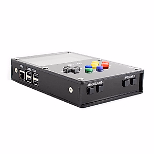 waveshare GamePi43 Portable Video Game Console Compatible with Raspberry Pi B+/2B/3B/3B+ 4.3inch IPS Display 800×480 Pixels Raspberry Pi 3B+ Included