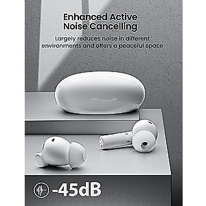 Gsoemon Active Noise Cancelling Earbuds, True Wireless Earbuds IPX5 Waterproof 36 Hours Rich Bass, aptX Superior Sound Qualcomn QCC 3040, CVC 8.0 Noise-Cancelling Mics for Calls