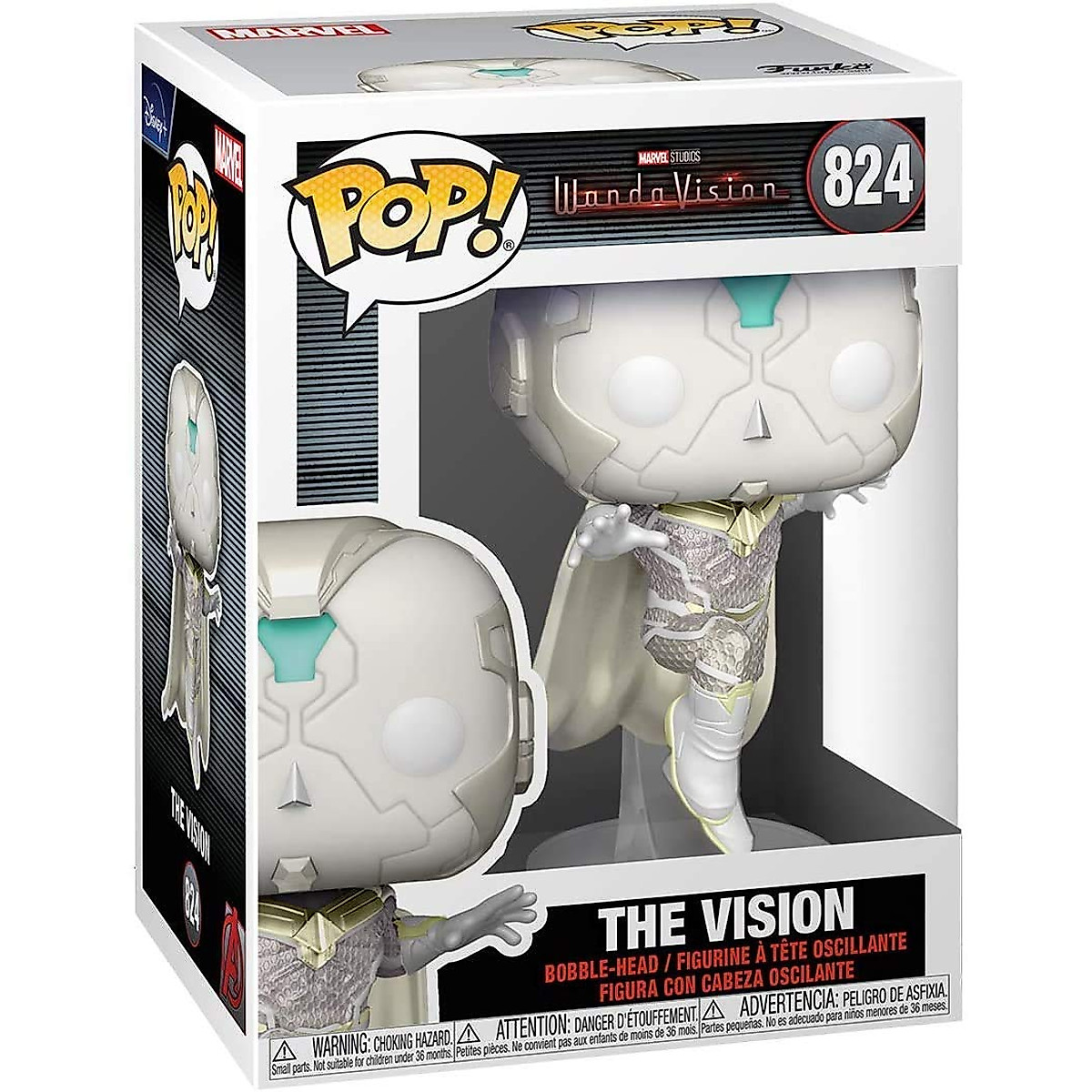 The Vision Pop #824 Pop TV: Wanda Vision Vinyl Figure (Bundled with EcoTek Protector to Protect Display Box)
