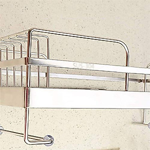 SDGH Stainless Steel Kitchen Rack - Single Layer Dish Rack Placeware Storage Rack Drain Rack