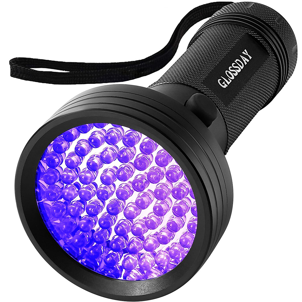GLOSSDAY Blacklight Flashlight 68 LED UV Flashlight,Ultraviolet Flashlight Black Light Professional Pet Urine Detector for Dog/Cat Urine,Pet Stains,Hunting Scorpions