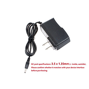 NOYITO AC to DC 4.5V 1A 1000mA Adapter Converter AC120V 100-240V to 4.5V Power Supply DC Interface 3.5 x1.35mm Wire Length 4.9 ft (Pack of 2)