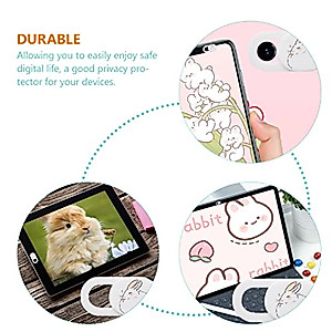 SOLUSTRE Camrea 3Pcs Webcam Slider Privacy Sticker Cover Privacy Protection Webcam Blockers Sliders
