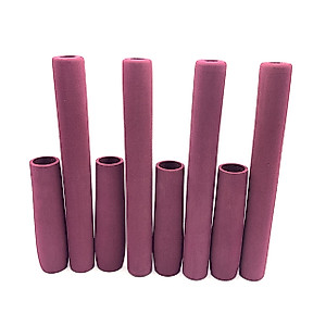 EVA Foam Grips for Fishing Rods, Select Your Size and Color Maroon 8 Pack 9.875 and 5.5 Varies