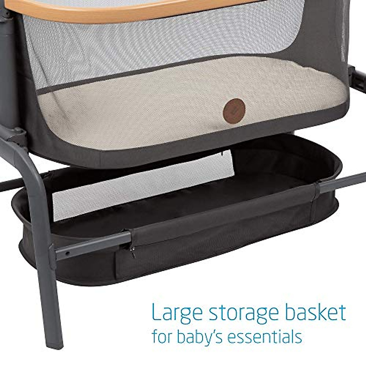 Maxi-Cosi Iora Bedside Bassinet, Essential Graphite