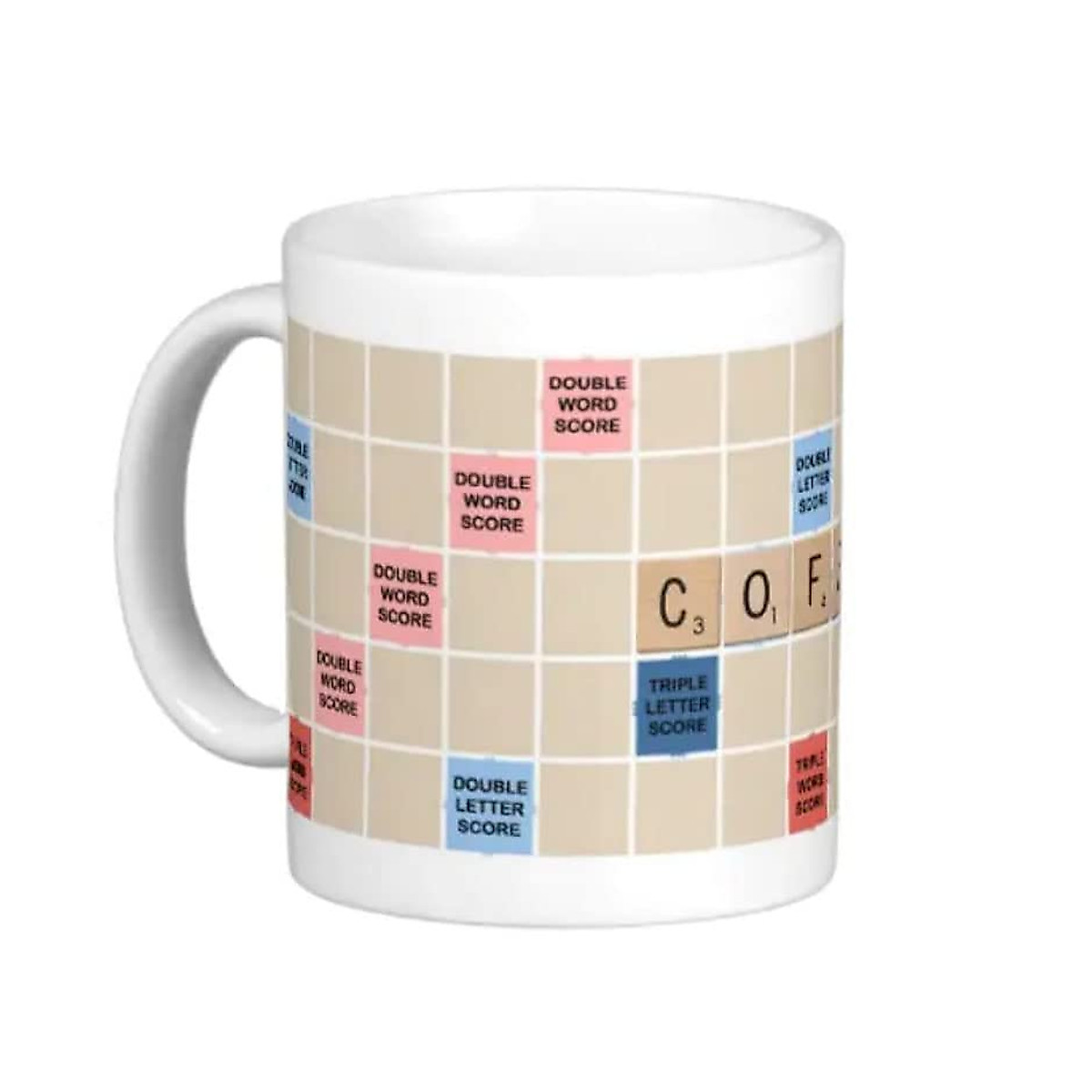 Camcam Coffee Scrabble Mug Scrabble Game Themed Mug Scrabble Initial Mug Alphabet Mug Great For Anniversary, Holidays, Birthday Or Any Occasion Ceramic Novelty 11oz 15 Oz