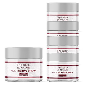 Nu-Glo Cream - Nu Glo Skincare Face Cream, NuGlo Multi Active Cream (5 Pack)