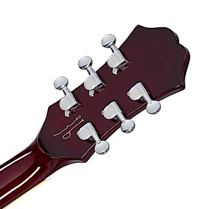Epiphone Noel Gallagher Riviera, Dark Wine Red with Case