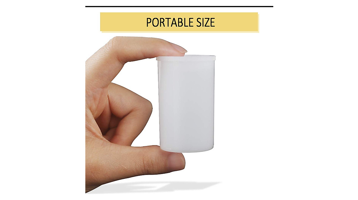 35 Pack 35mm Film Canisters: Multi-Use Small Item Storage