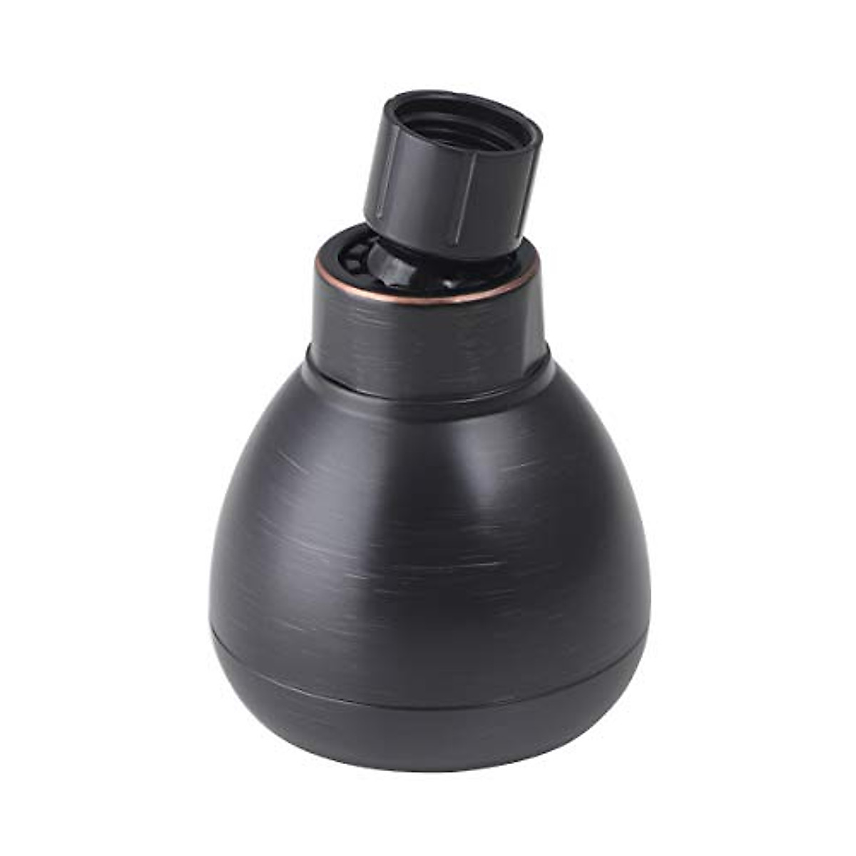 High Pressure Anti-Clogs Rustproof Shower Head Fixed Water Showerhead for Bathroom with Strong Spray Angle-Adjustable Ball Joint Teflon Tape Fits High and Low Water Flow Showers Oil-Rubbed Bronze