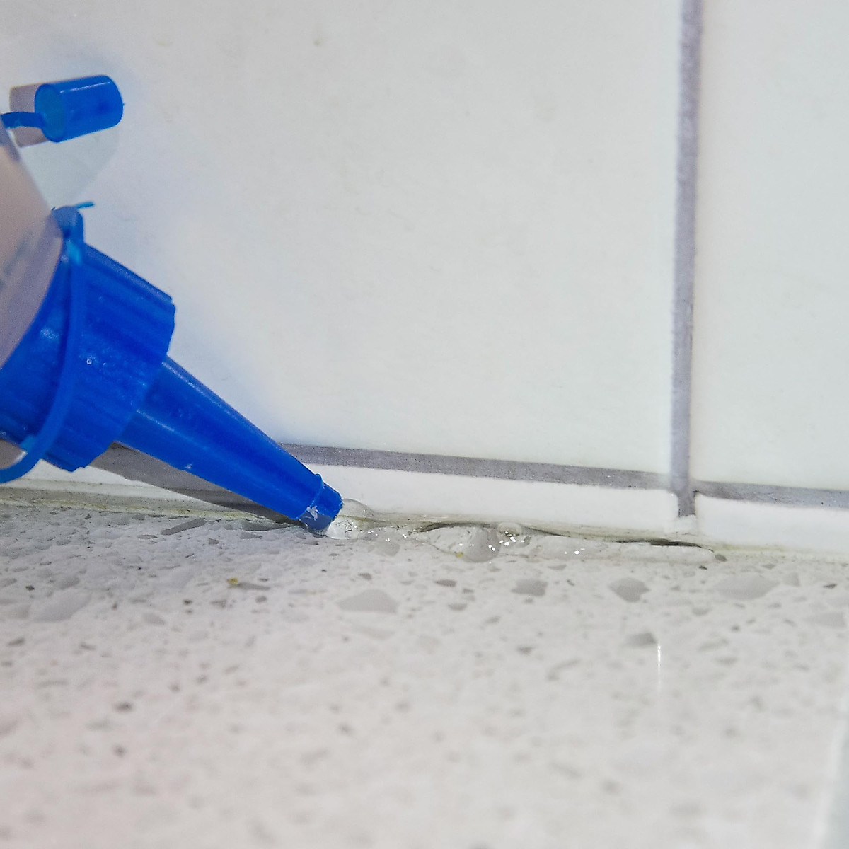 BAZIC Silicone Glue 3.38 Oz. (100 mL), Waterproof Crack Resistant, Quick Repair for Glass Window Plastic Kitchen, 1-Pack