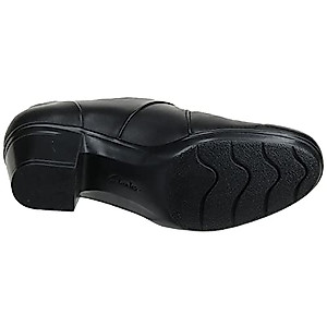 Clarks womens Emslie Lulin footwear, Black, 10 Wide US