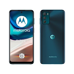 Motorola Moto G42 Dual-SIM 128GB ROM + 4GB RAM (GSM Only | No CDMA) Factory Unlocked 4G/LTE Smartphone (Atlantic Green) - International Version