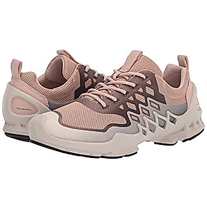 ECCO women's Biom Aex Trainer Sneaker, Rose Dust/Marine Textile, 10-10.5 US