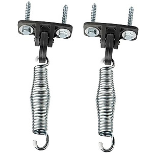 GOMADEIT Heavy Duty Porch Swing Hanging Kit, Steel Porch Swing Hardware for Hammock Chairs Ceiling, w/Swing Hanger and Swing Spring, 800 lb, 360° Swivel