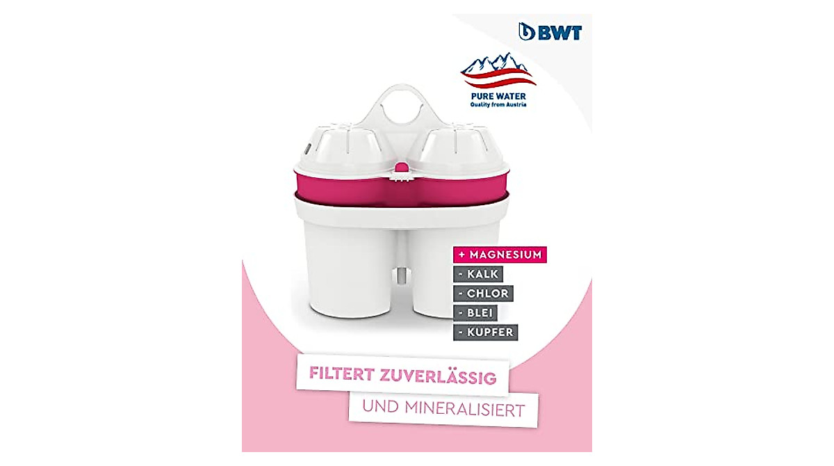 BWT Long Life Mg2+ Water Filter Cartridge - 6-Pack
