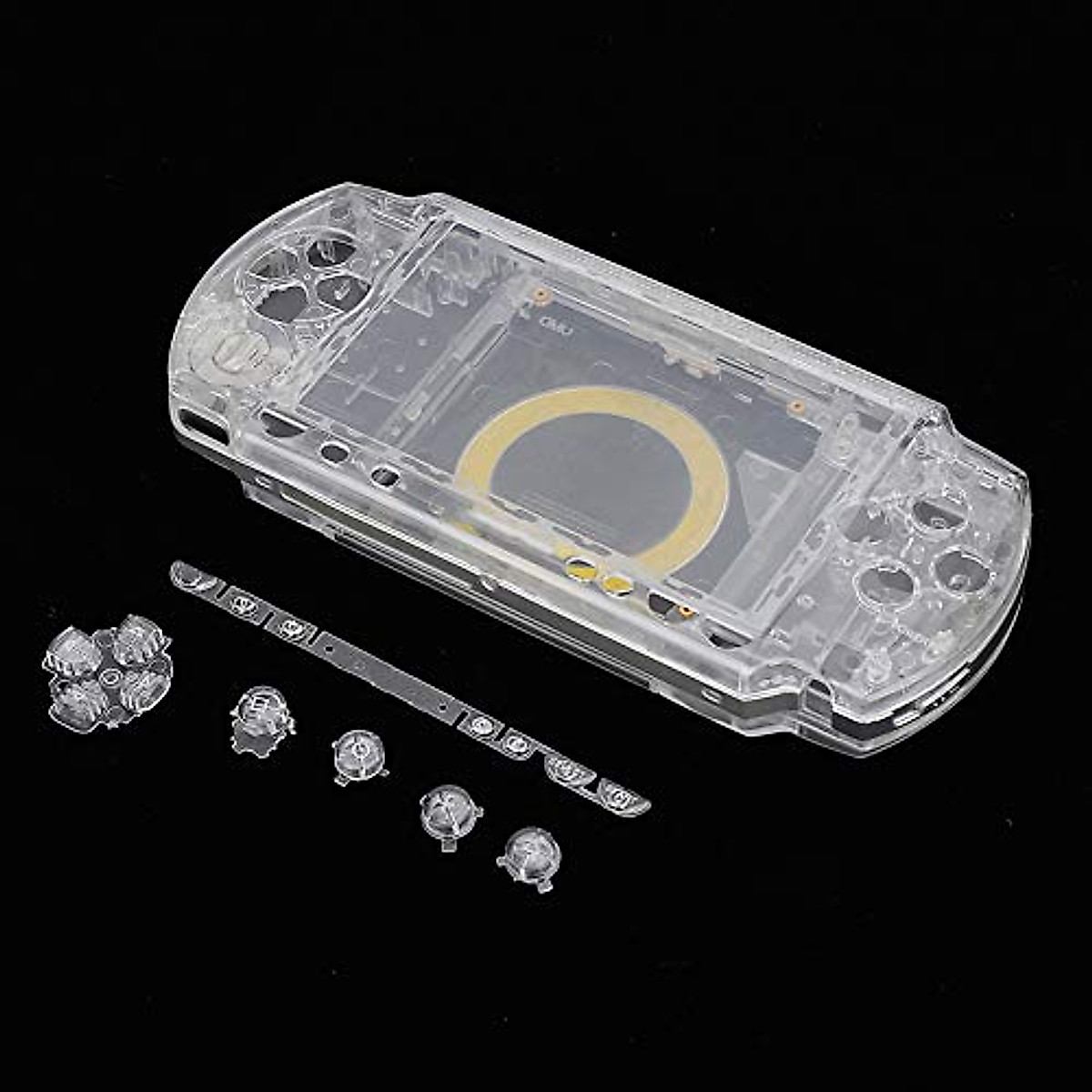 01 02 015 Console Case, Simple and Compact Game Console Replacement Shell with Screwdriver for Game Accessories(Transparent)