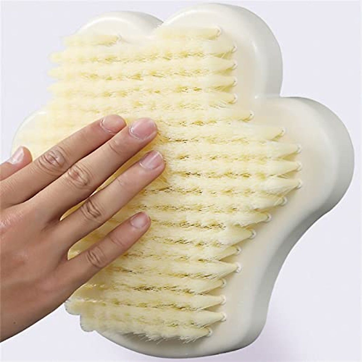 INGVY Dry Brushing Body Brush Back Rubbing Artifact Suction Cup Fixed Lazy People Body Scrubber Wall Exfoliating Back Brush Bathroom Clean Tool Relaxing Back