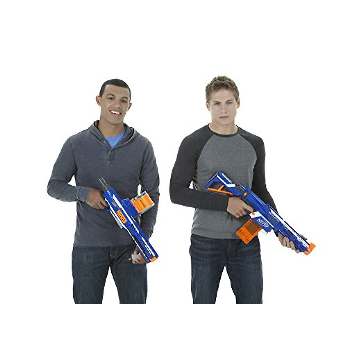 NERF Rampage N-Strike Elite Toy Blaster with 25 Dart Drum Slam Fire for Kids, Teens, & Adults (Amazon Exclusive)