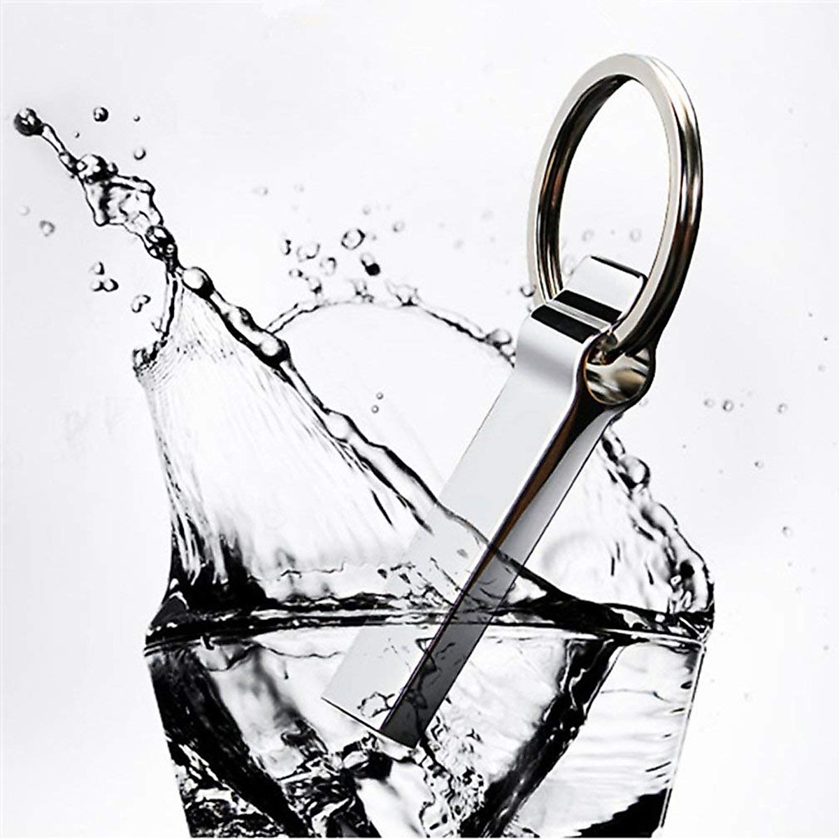 USB Flash Drive High-Speed Data Storage Thumb Stick Store Movies Picture U Disk for PC Phone Tablet Computer (Silver 4GB)