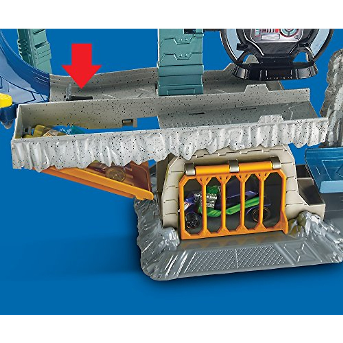 Hot Wheels and DC Universe Team Up to Fight Crime for 48 months to 120 months, with the Ultimate Batcave Playset! [Amazon Exclusive]